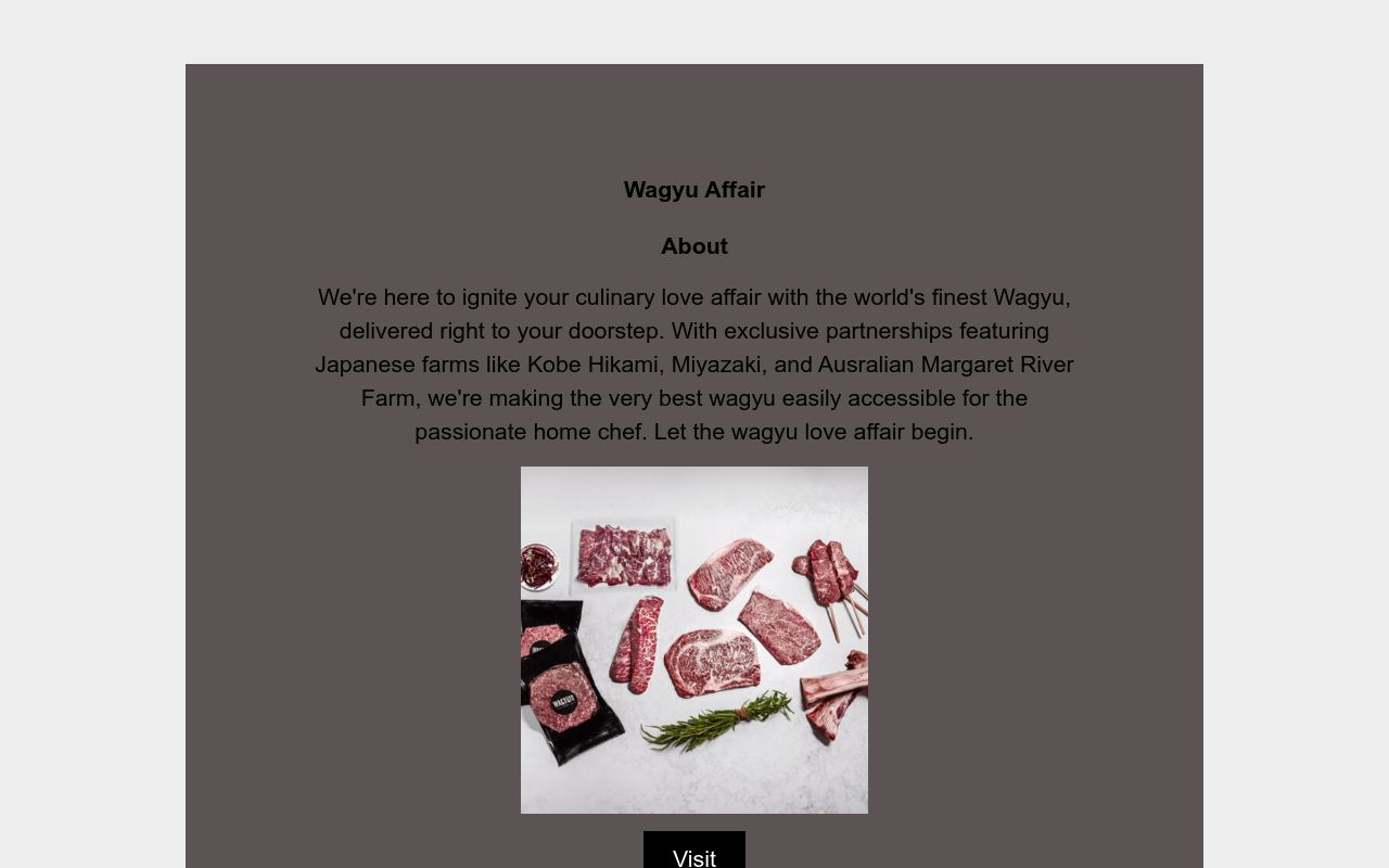 Wagyu Affair